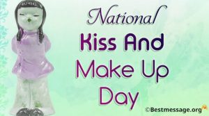 25 August National Kiss and Make Up Day Messages and Wishes
