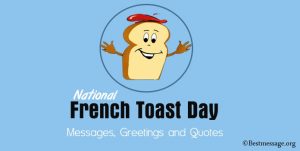 National French Toast Day Messages, Greetings and Quotes