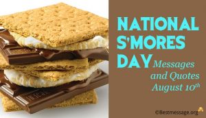 National S’mores Day Messages, Wishes Images, Quotes