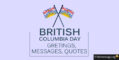 British Columbia Day Quotes, Greetings, Wishes Messages