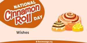 National Cinnamon Roll Day Wishes Images, Messages, Quotes