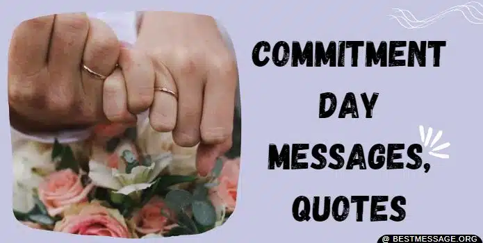 Commitment Day Messages, Inspirational Quotes and Sayings | Best Message