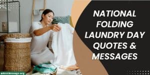 National Folding Laundry Day Quotes, Messages and Captions