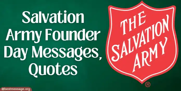 Salvation Army Founder’s Day Messages, Quotes and Sayings